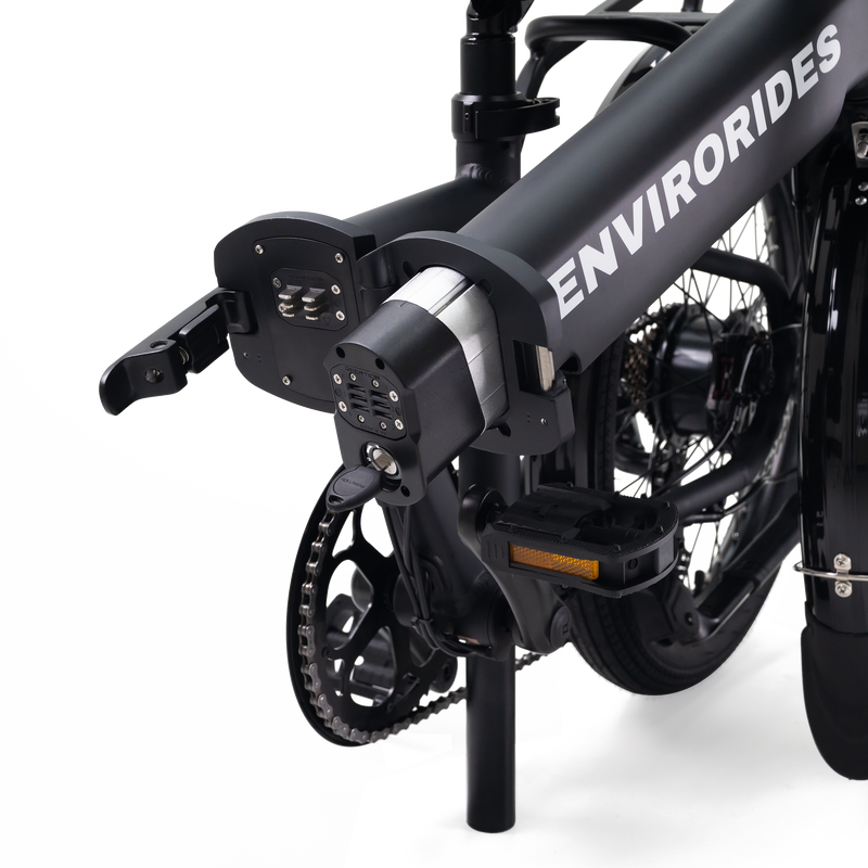 Ezi Stow Pro Folding Electric Bike | Compact, Long Range 55 Miles | 36V ...